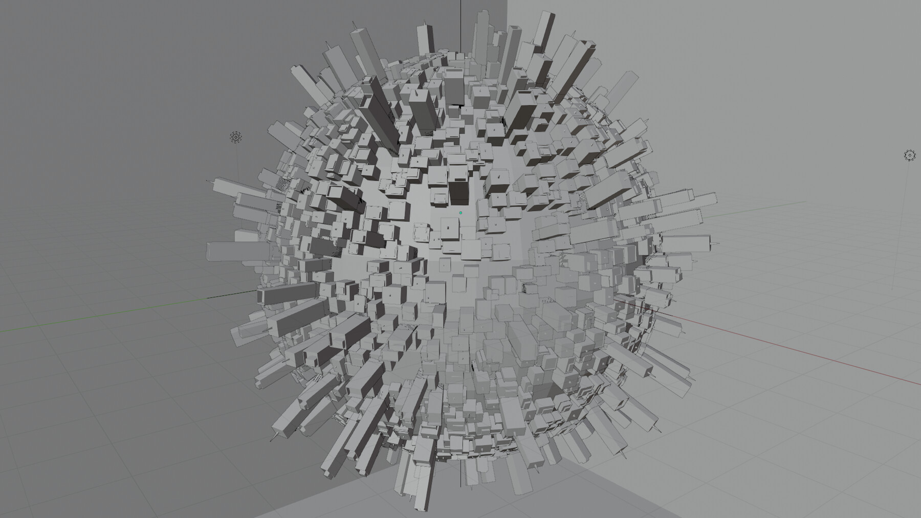 ArtStation - Spherical City Low-poly 3D model | Resources