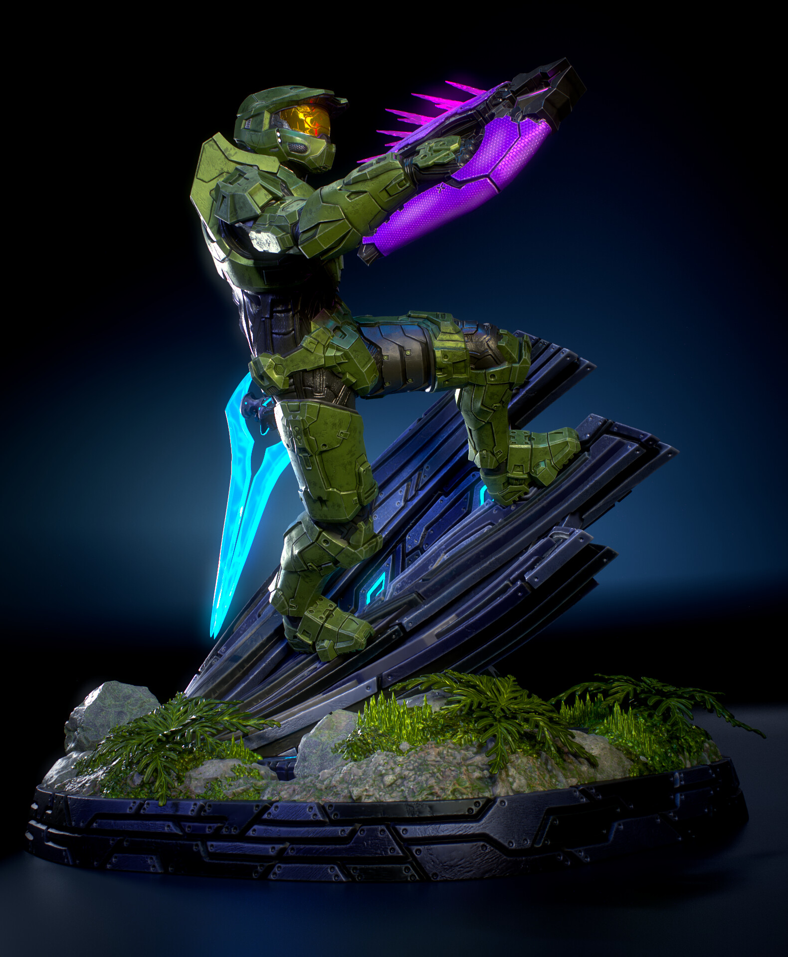 ArtStation - Halo Infinite Fanart - Master Chief 3d print figurine ...