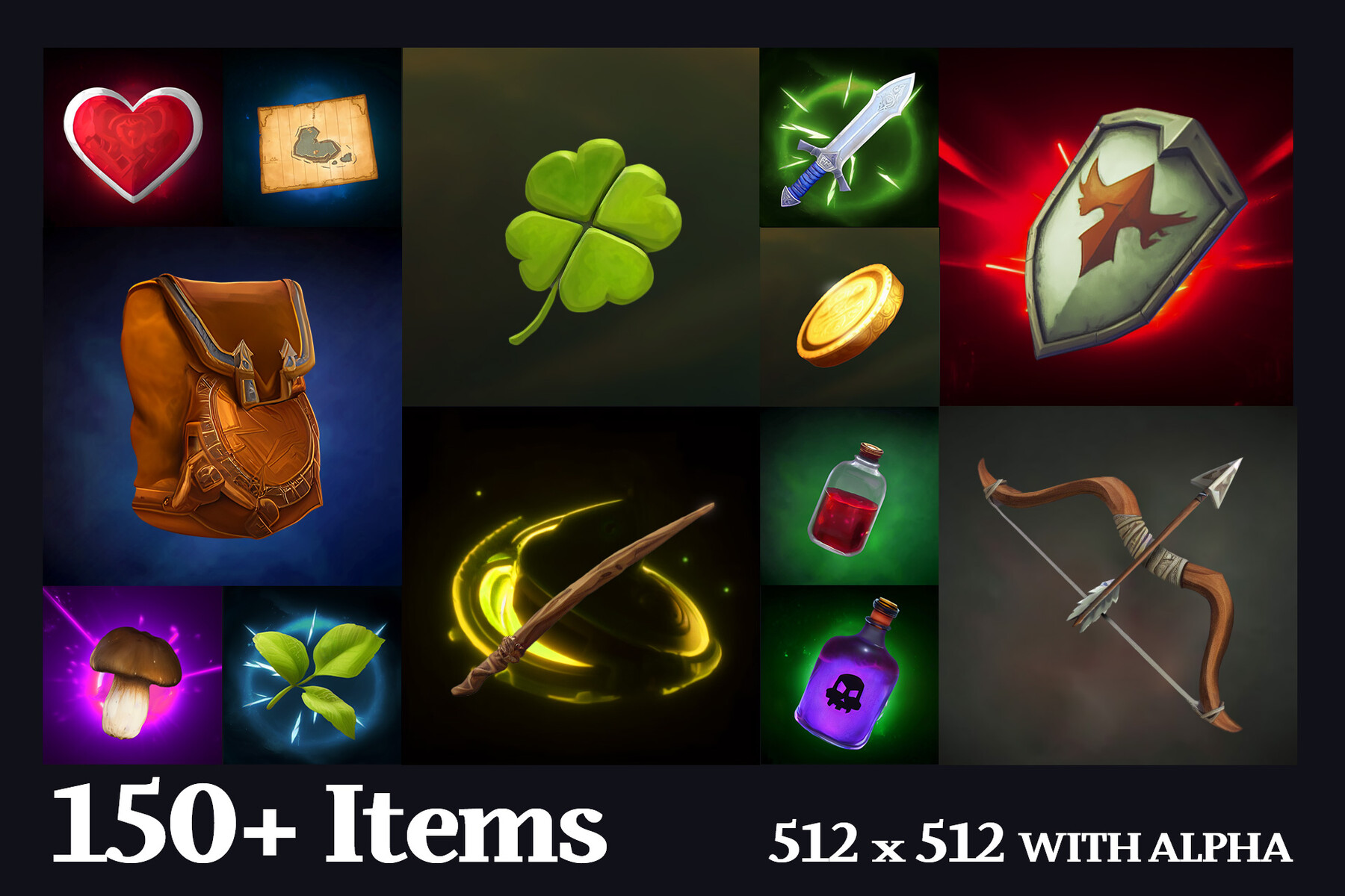 ArtStation - RPG icons starter pack | Game Assets