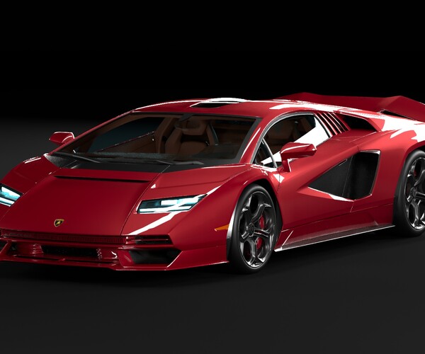 ArtStation - Lamborghini Countach LP 800-4 || 2022 | Resources