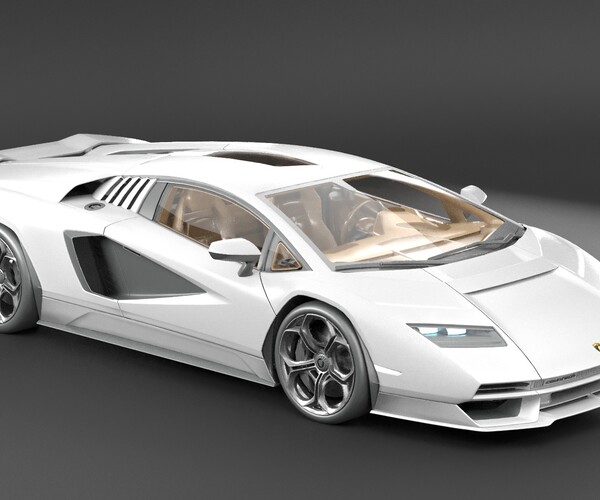 ArtStation - Lamborghini Countach LP 800-4 || 2022 | Resources
