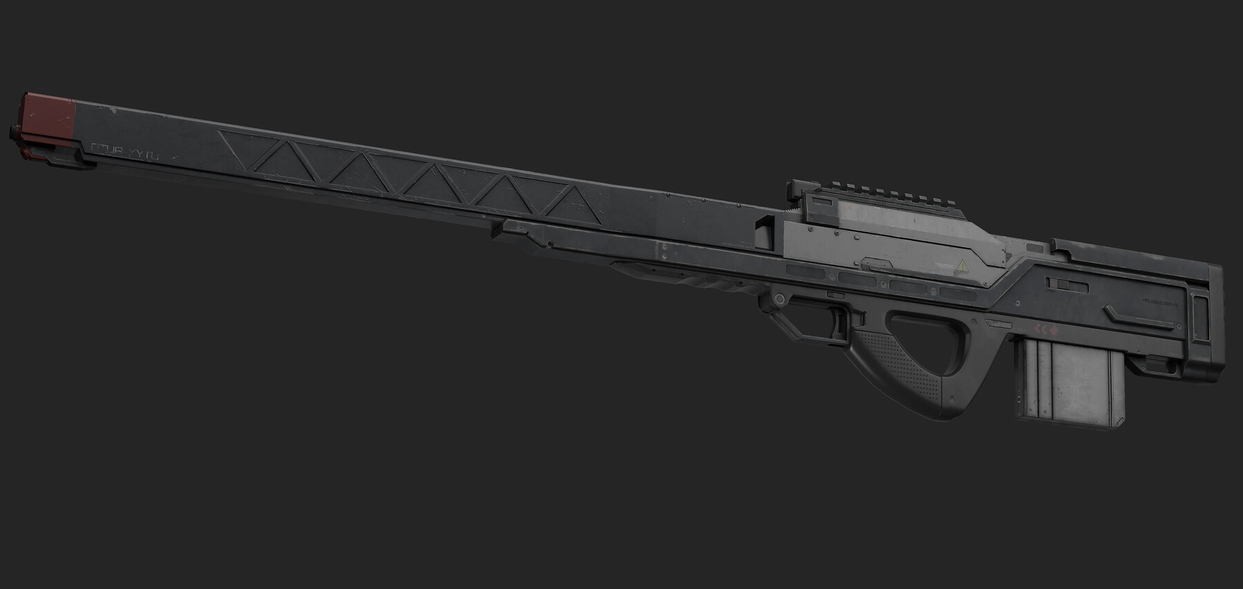 ArtStation - Sci-Fi Bullpup Rifle | Game Assets