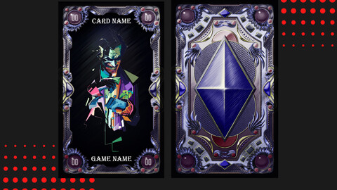 ArtStation - 3D NFT Card Template V2 | Artworks