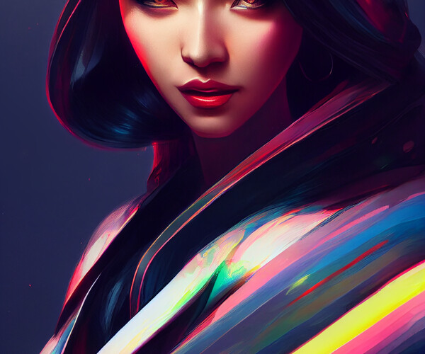 ArtStation - Cyberpunk princess | Artworks