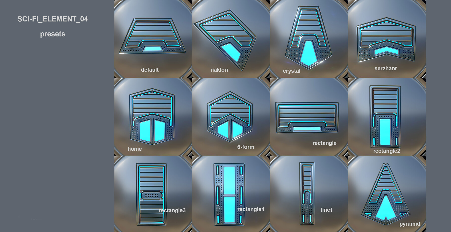 ArtStation - Sci-fi tools for Substance Painter | Brushes