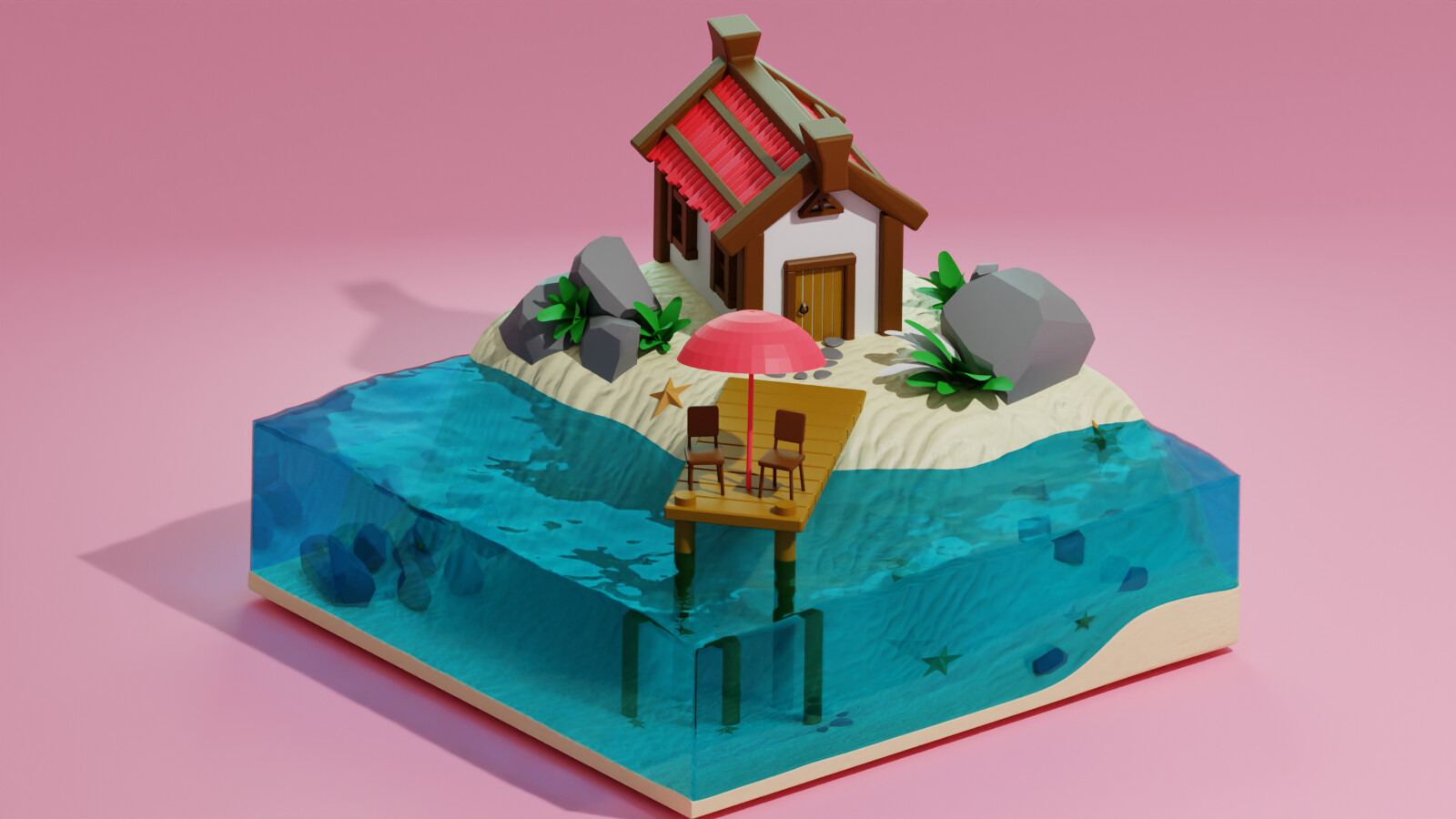 ArtStation - Blender house | Resources