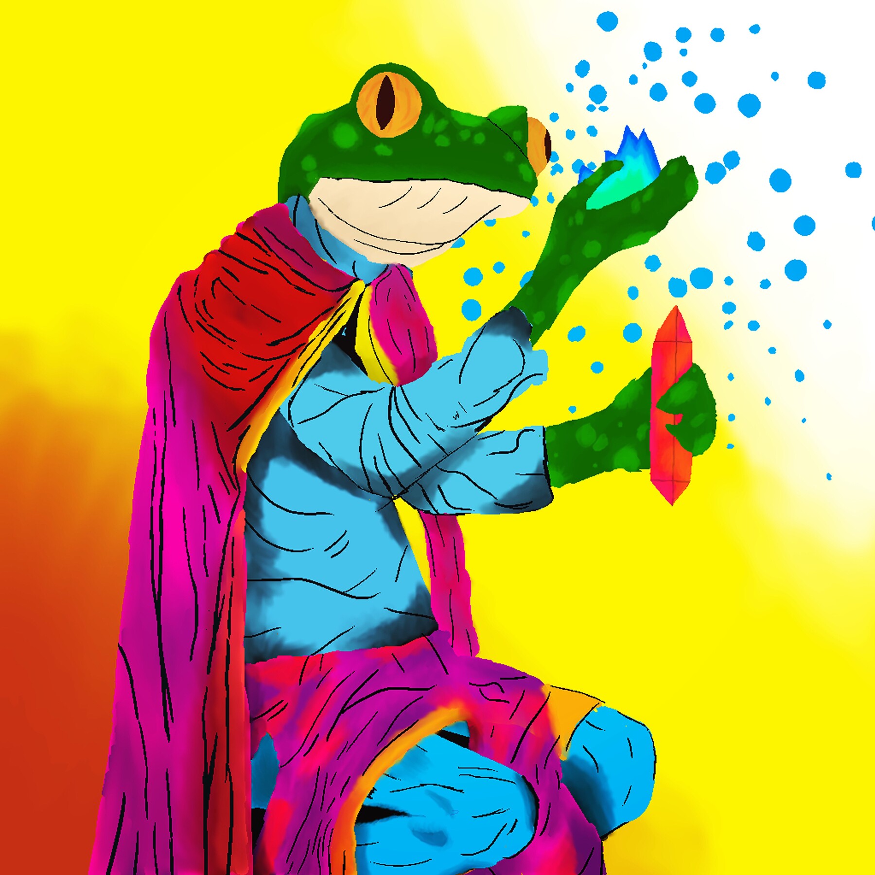 ArtStation - Frog Wizard | Artworks