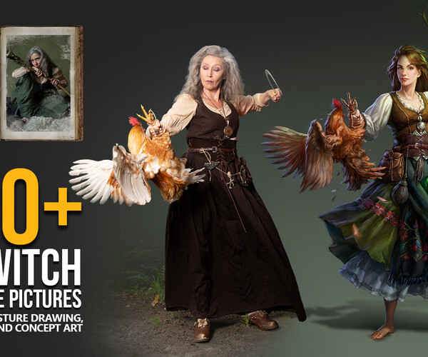 ArtStation - 750+ Old Witch Reference Pictures for Artists | Resources