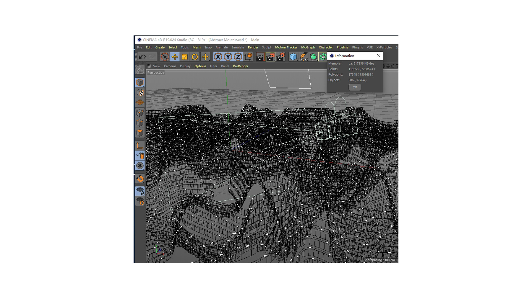 ArtStation - Technology abstract design mountains C4D UE5 | Resources