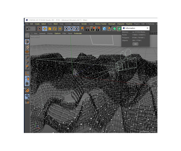 ArtStation - Technology abstract design mountains C4D UE5 | Resources