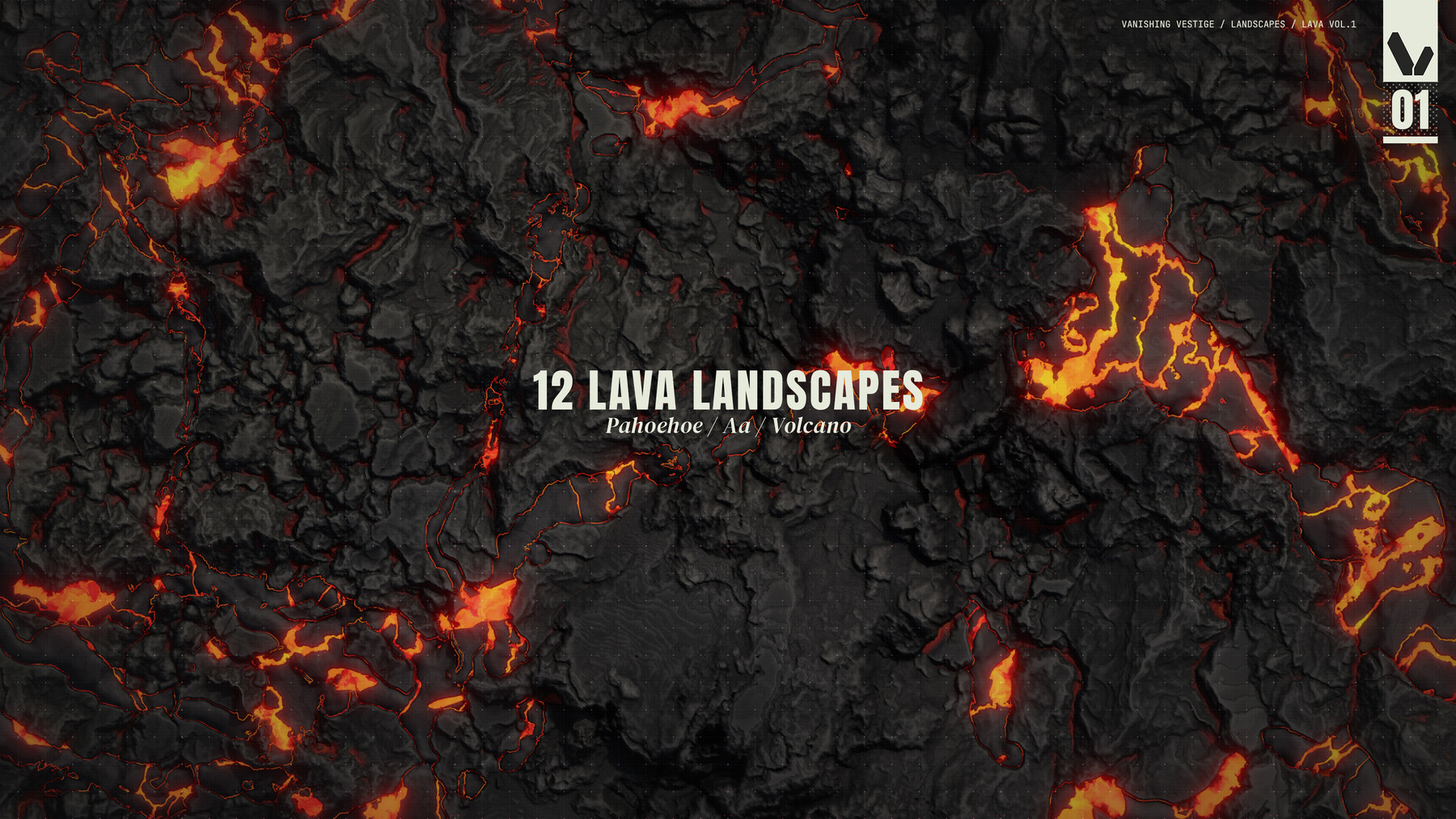 ArtStation - 8k Landscapes - Lava Vol.1 | Game Assets