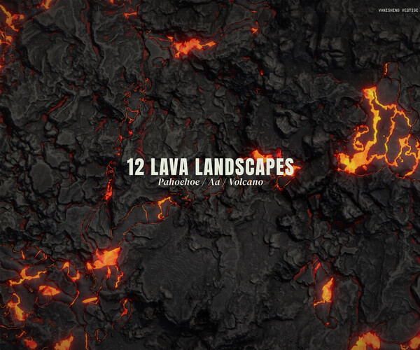 ArtStation - 8k Landscapes - Lava Vol.1 | Game Assets