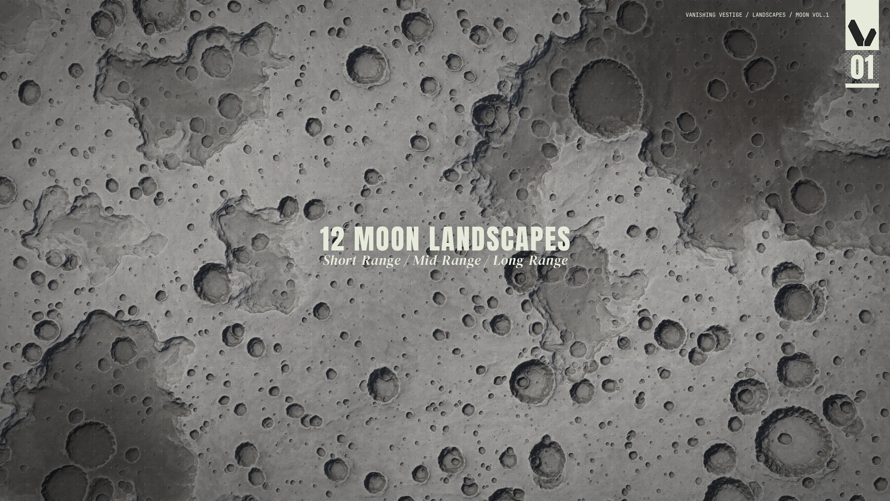 ArtStation - 8k Landscapes - Moon Vol.1 | Game Assets