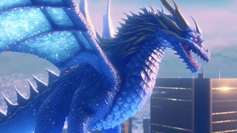 ArtStation - Blue Dragon V4 | Artworks