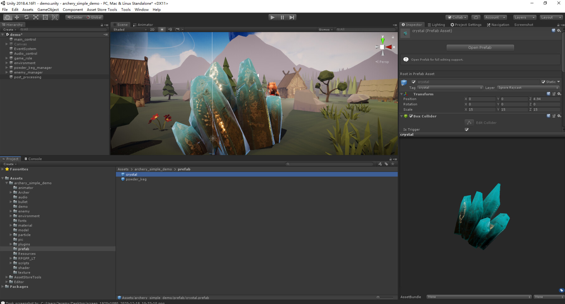 Artstation Unity Archery Game Template Game Assets