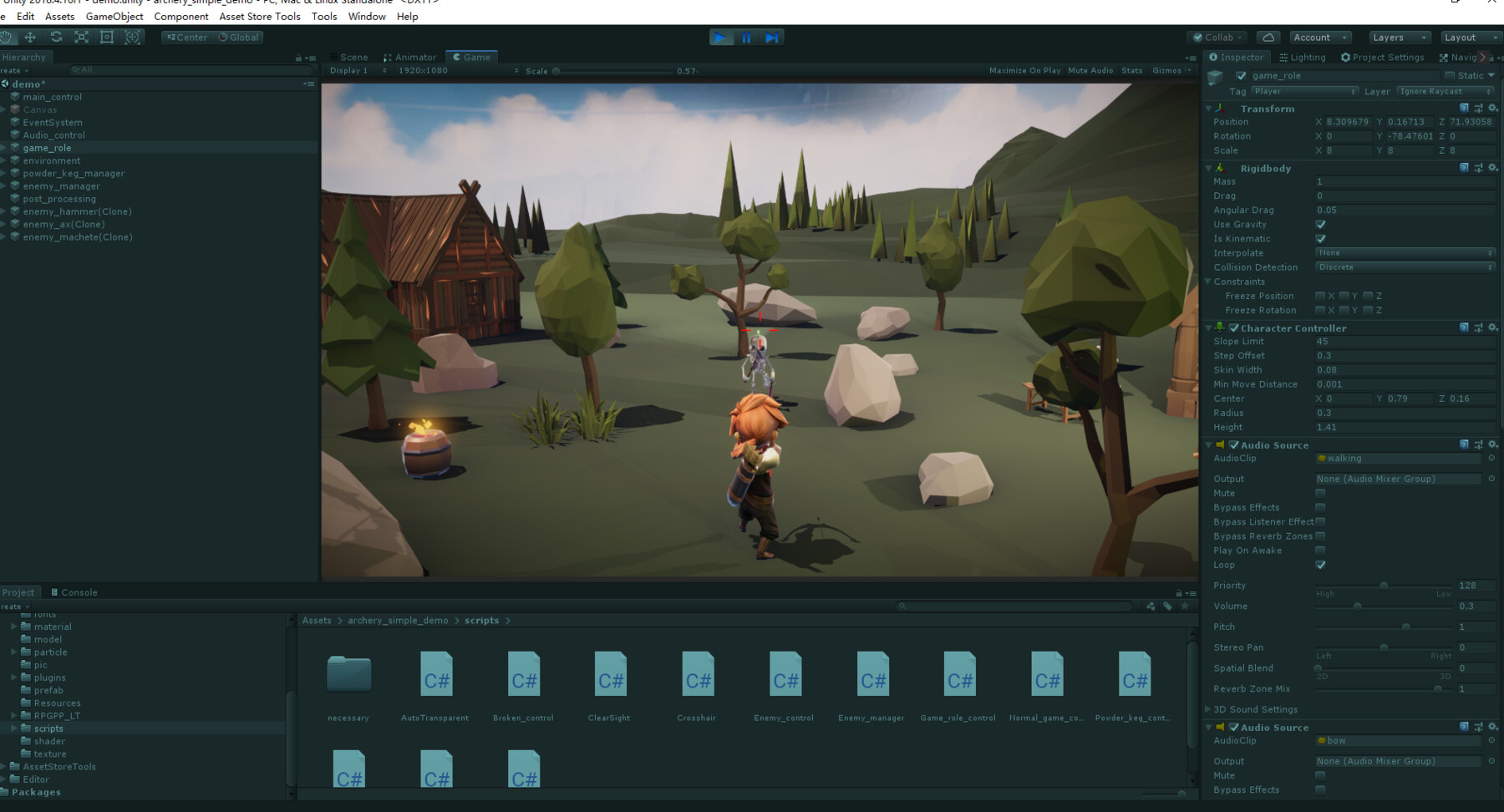 Artstation Unity Archery Game Template Game Assets