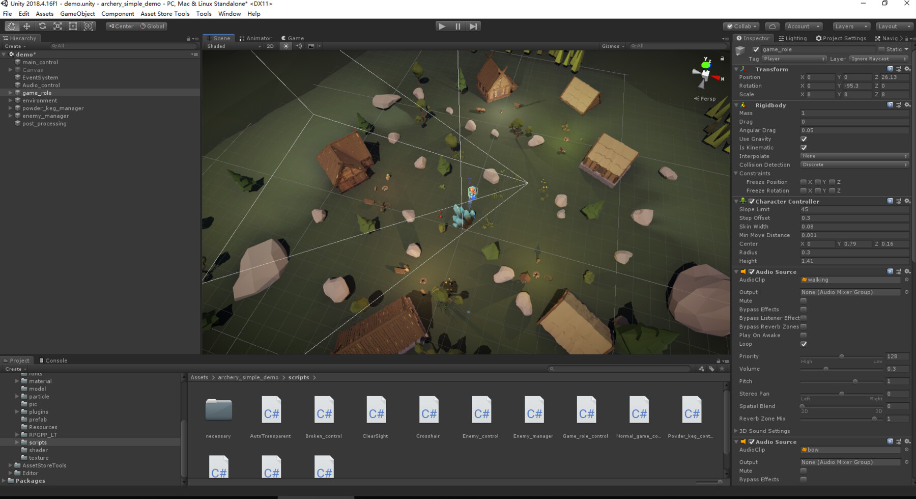 Artstation Unity Archery Game Template Game Assets