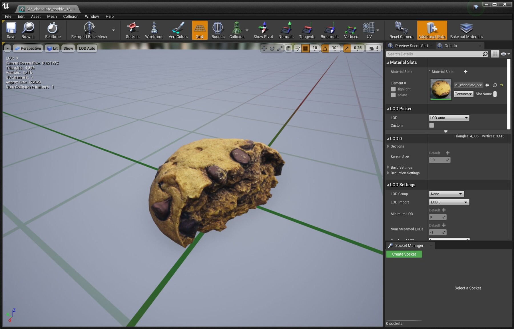 ArtStation - UE4 - Chocolate Cookie 3D Scans - Cinematic + Game Props ...