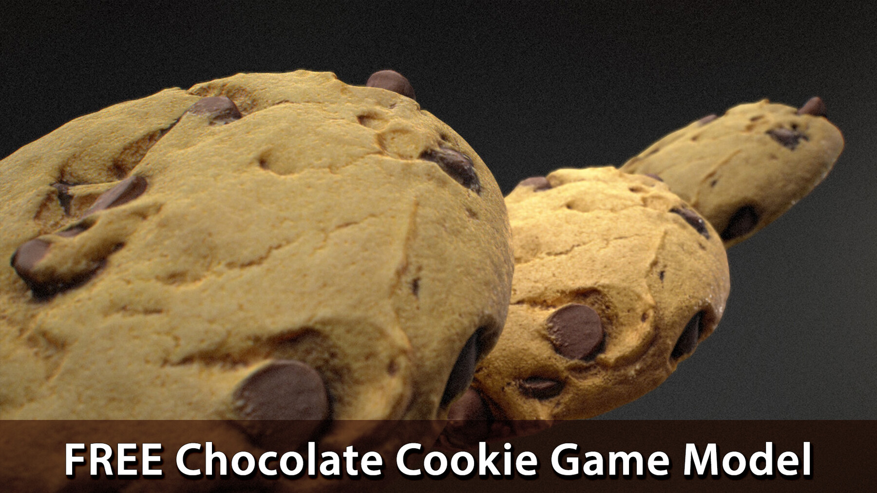 ArtStation - [Free] Chocolate Cookie Game Model | Game Assets