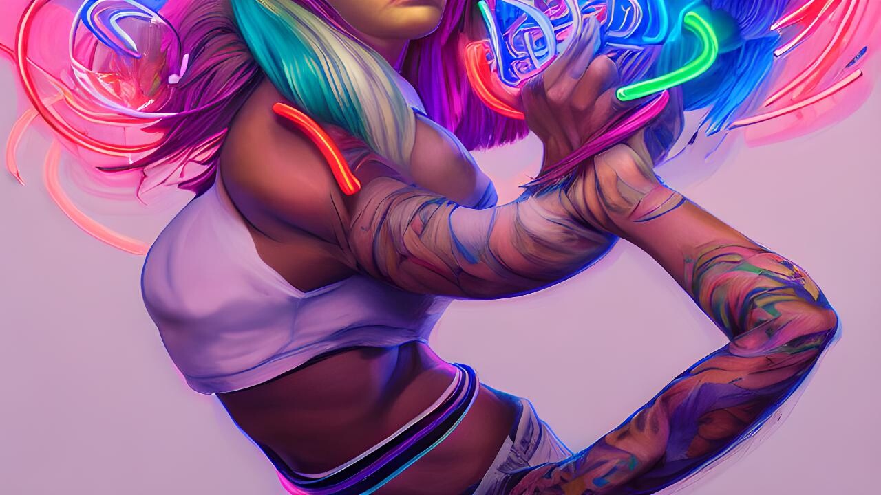 ArtStation - 01 Flash Mob DJ Hip hop 1700 jpg pack runwayml art | Artworks
