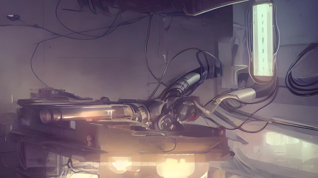 ArtStation - 02 Hangar Garage Ex Machina 3100 jpg pack runwayml art | Artworks