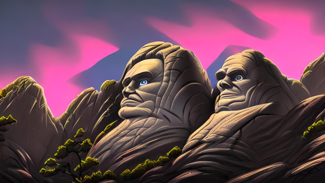 ArtStation - 06 mount rushmore 2400 jpg pack runwayml art | Artworks