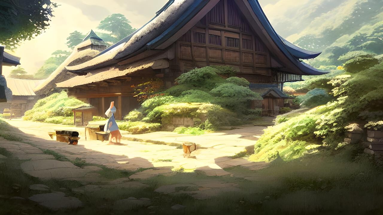 ArtStation - 05 cozy village 1300 jpg pack runwayml art | Artworks