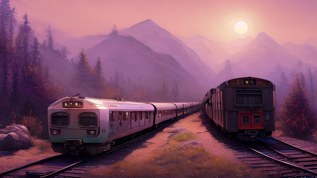 ArtStation - 07 fast train 1100 jpg pack runwayml art | Artworks