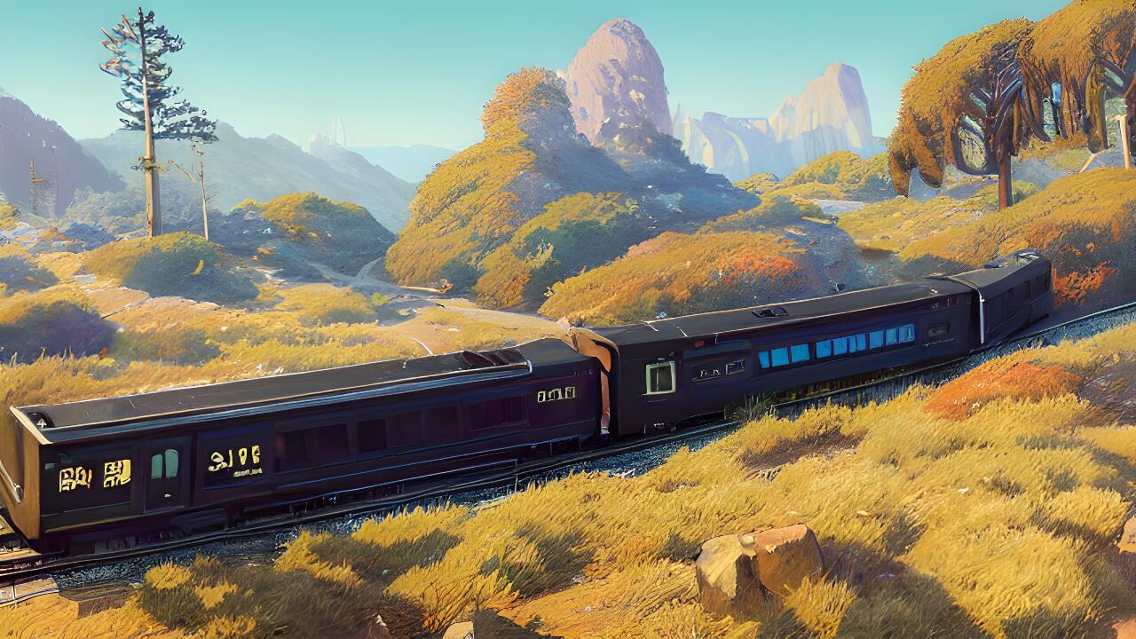 ArtStation - 07 fast train 1100 jpg pack runwayml art | Artworks