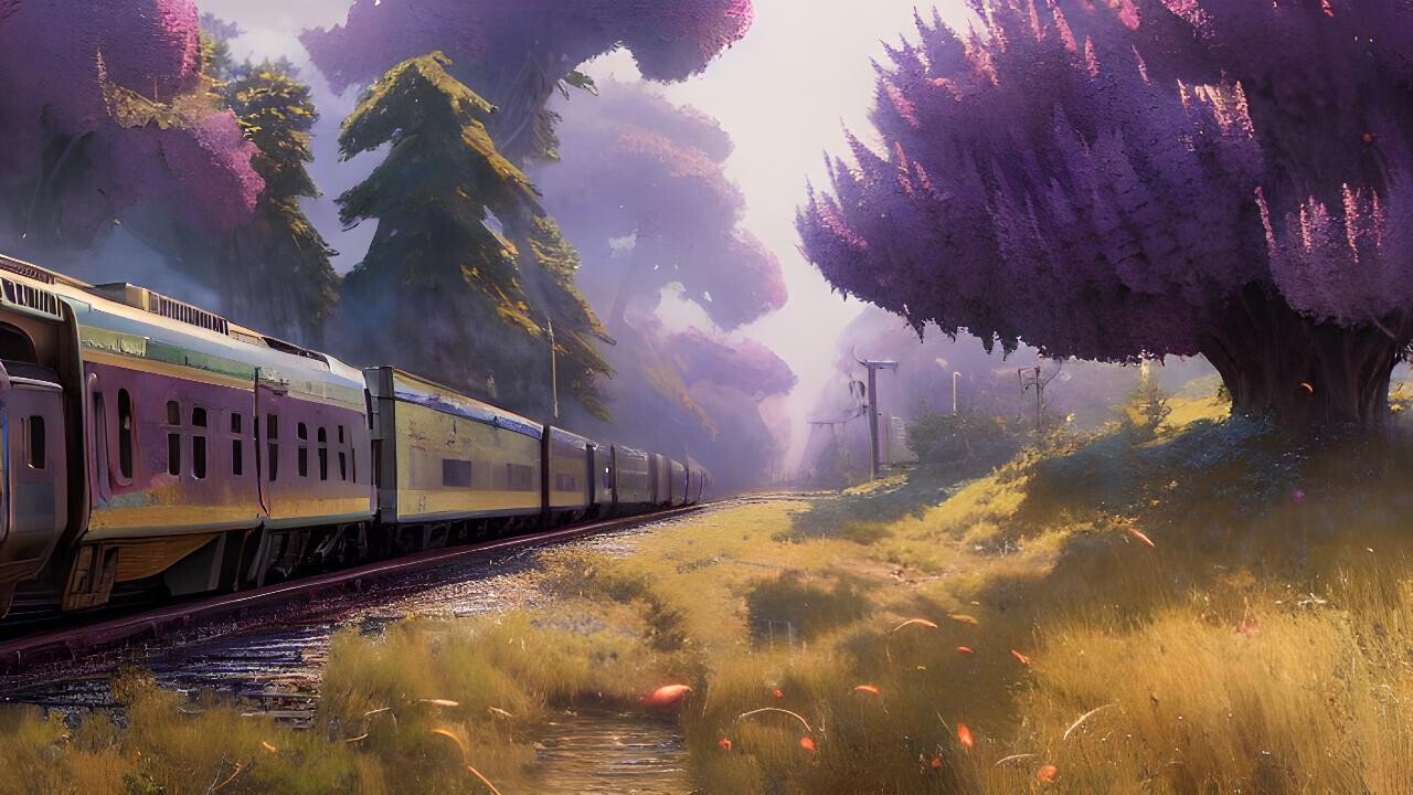 ArtStation - 07 fast train 1100 jpg pack runwayml art | Artworks