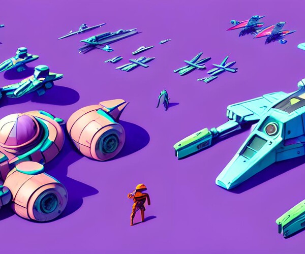 ArtStation - 24 hard surface shape 1100 jpg pack runwayml art | Artworks