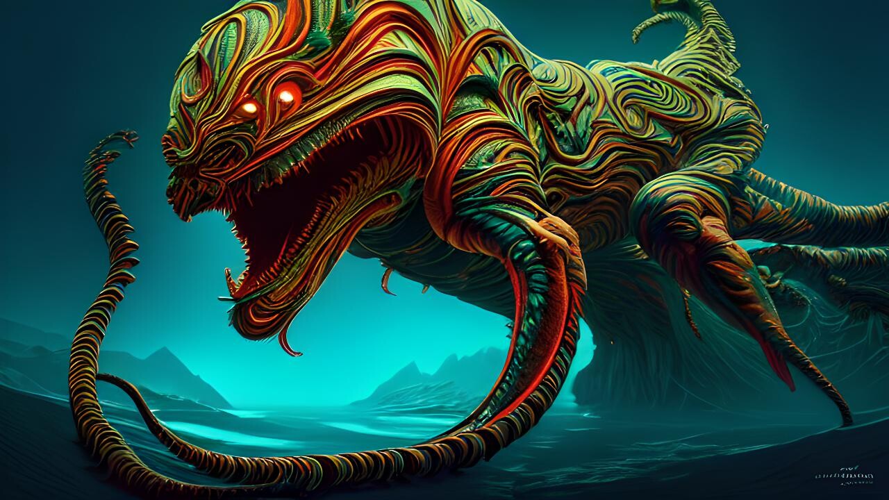 ArtStation - 35 monster titan 600 jpg pack runwayml art | Artworks