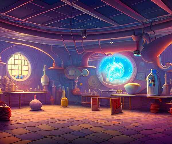 ArtStation - 40 wizards laboratory 1300 jpg pack runwayml art | Artworks