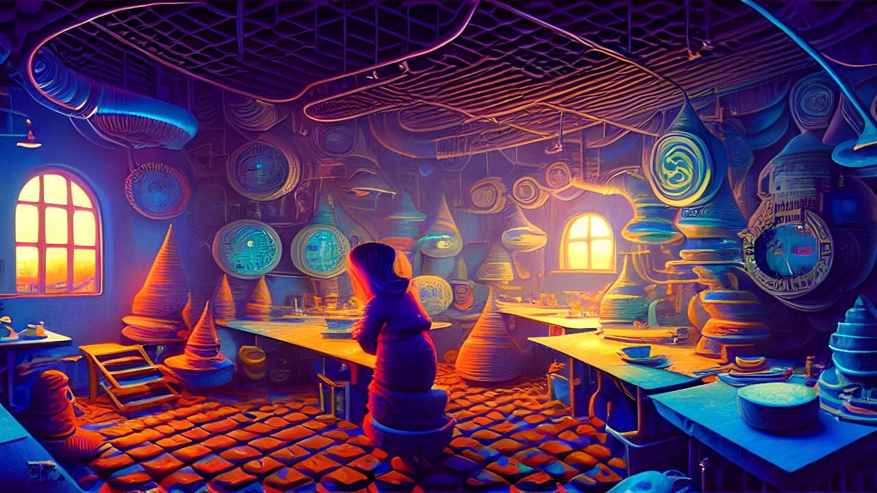 ArtStation - 40 wizards laboratory 1300 jpg pack runwayml art | Artworks