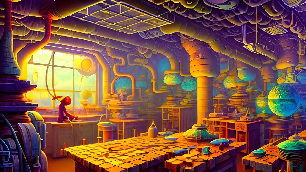 ArtStation - 40 wizards laboratory 1300 jpg pack runwayml art | Artworks