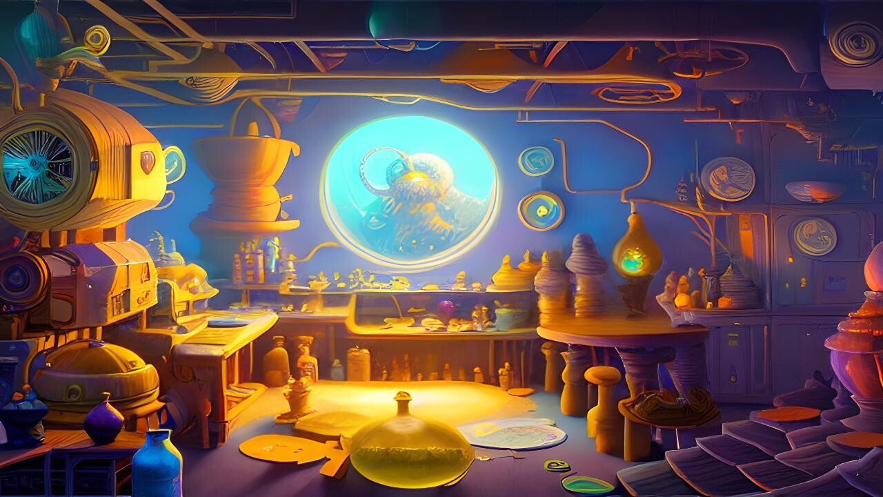 ArtStation - 40 wizards laboratory 1300 jpg pack runwayml art | Artworks