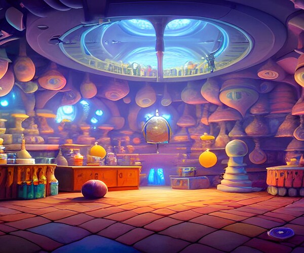 ArtStation - 40 wizards laboratory 1300 jpg pack runwayml art | Artworks