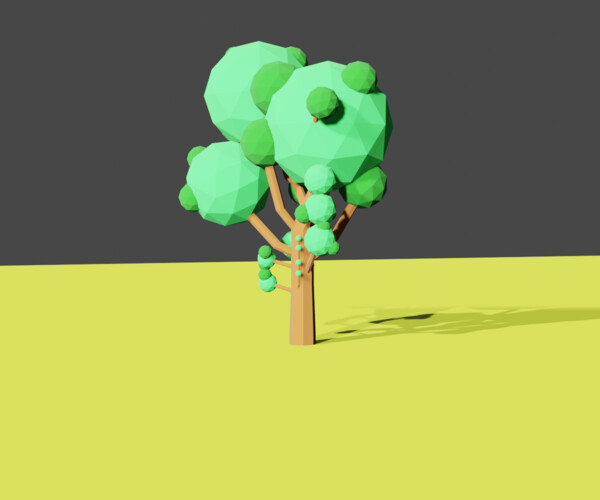 ArtStation - low poly tree | Resources
