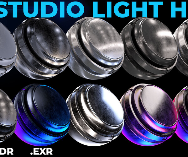 ArtStation - 50 Studio Light HDRI (.Exr /.Hdr ) | Resources