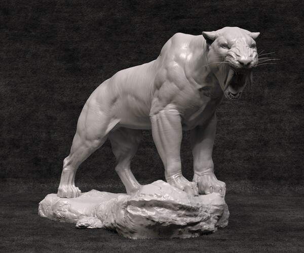 ArtStation - Printable Sabertooth | Resources