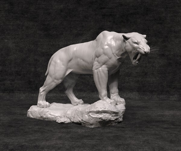 ArtStation - Printable Sabertooth | Resources