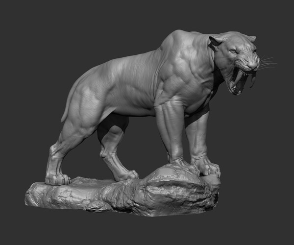 ArtStation - Printable Sabertooth | Resources