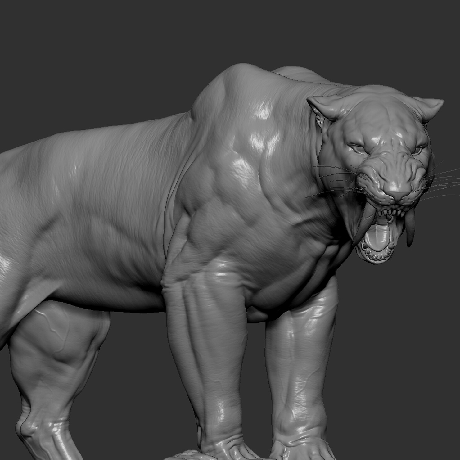 ArtStation - Printable Sabertooth | Resources