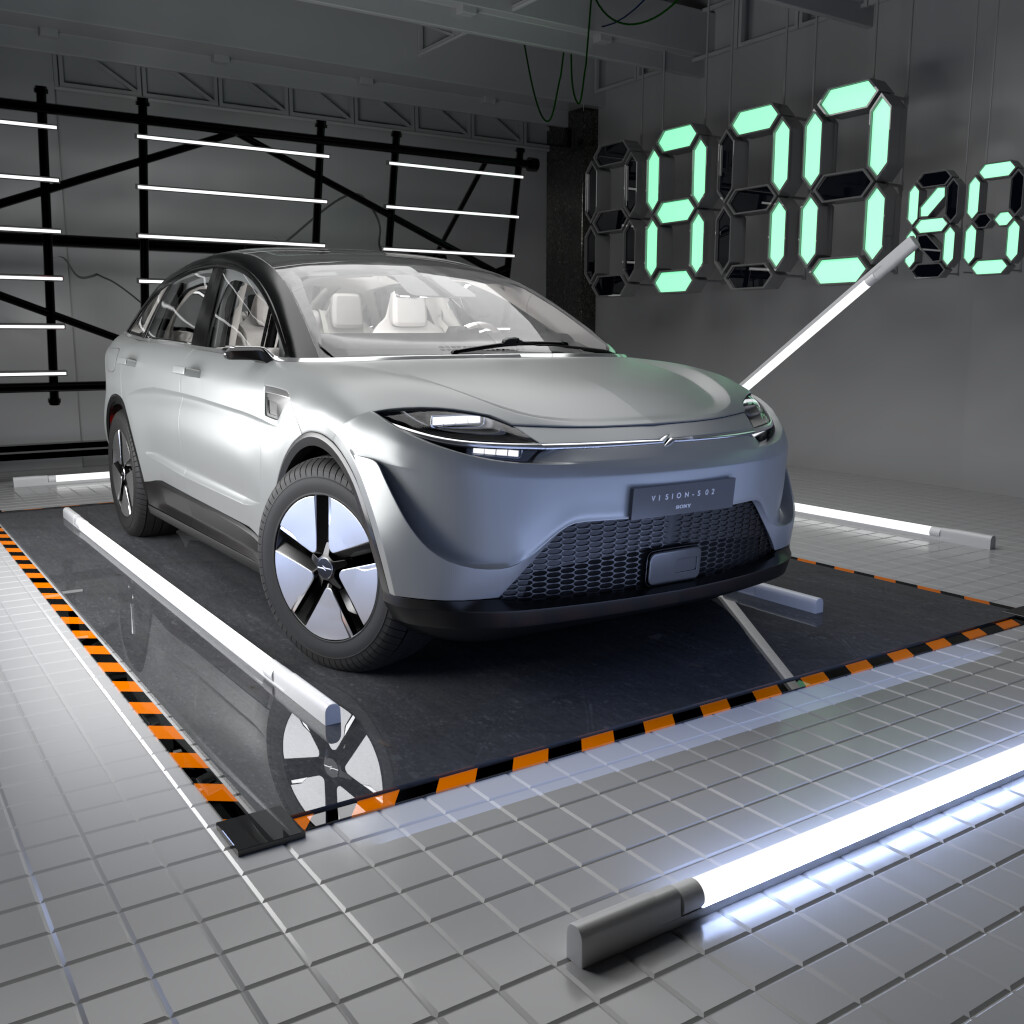 ArtStation - Sony Vision S | Game Assets