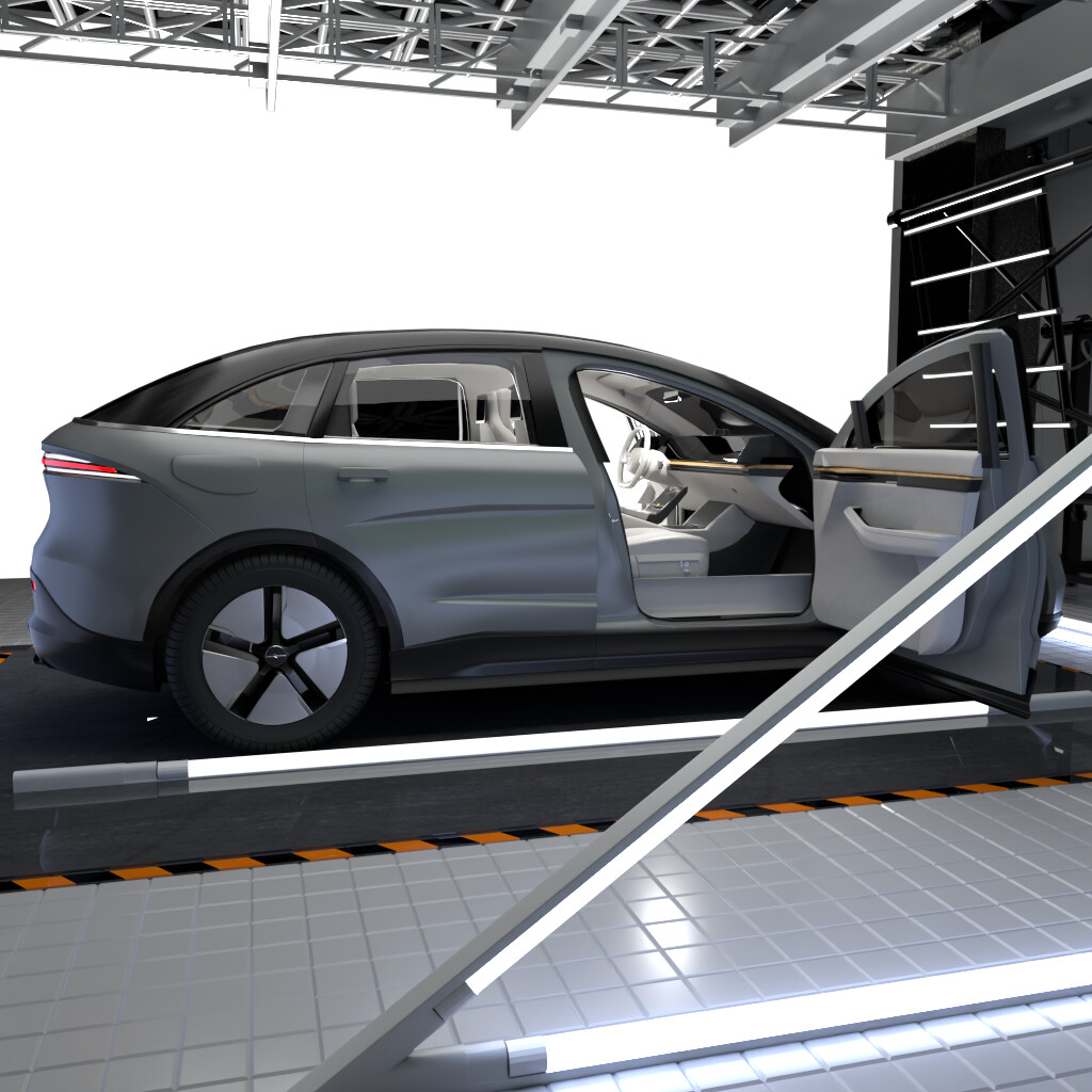 ArtStation - Sony Vision S | Game Assets