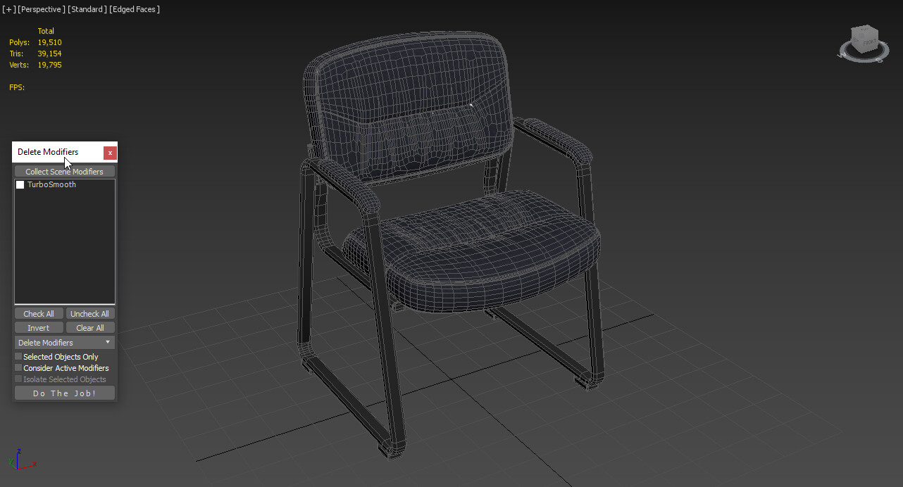 ArtStation - OFM ESS-9015 Bonded Leather Executive Side Chair 3D Model | Resources