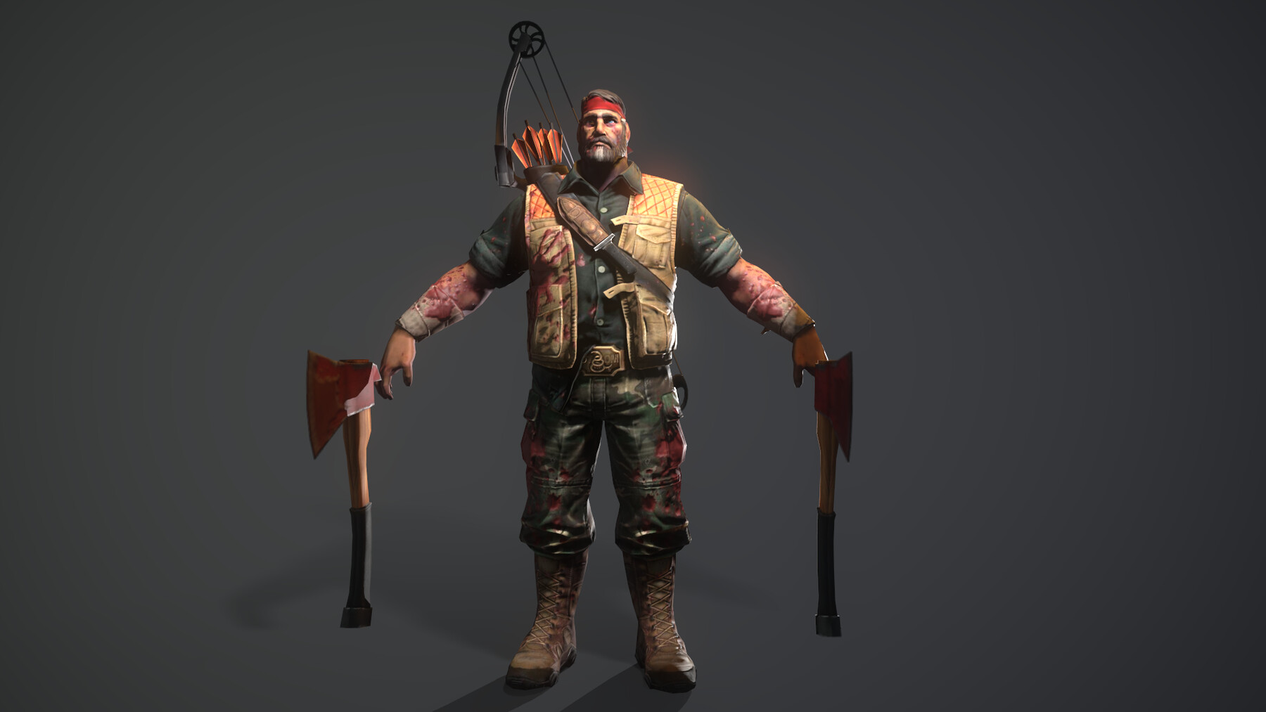 ArtStation - Viking Character Rigged 3D | Game Assets