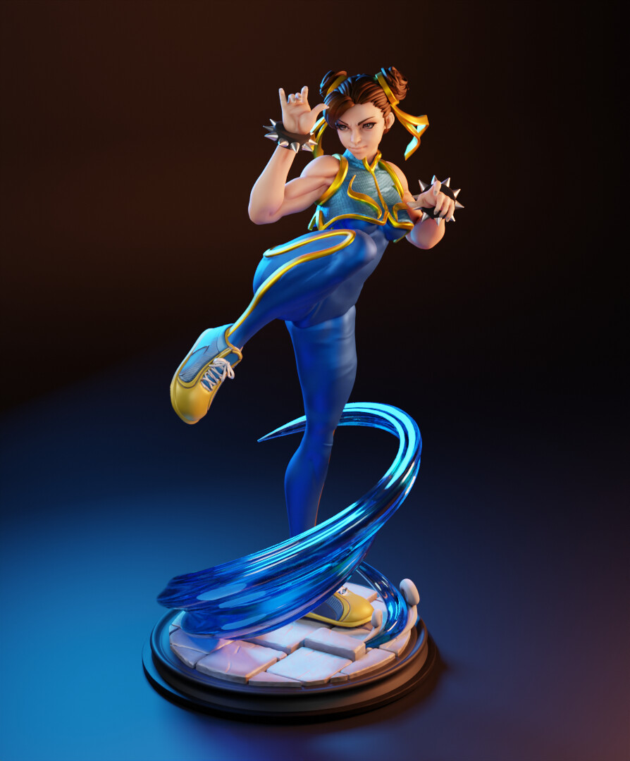 ArtStation - FANART CHUN LI FROM STREET FIGTHER | Resources