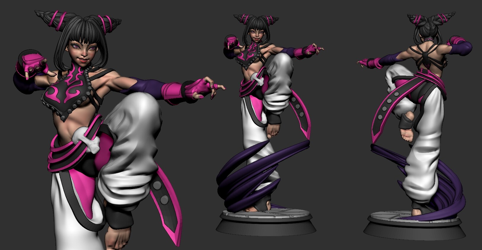 ArtStation - FANART JURI FROM STREET FIGTHER | Resources