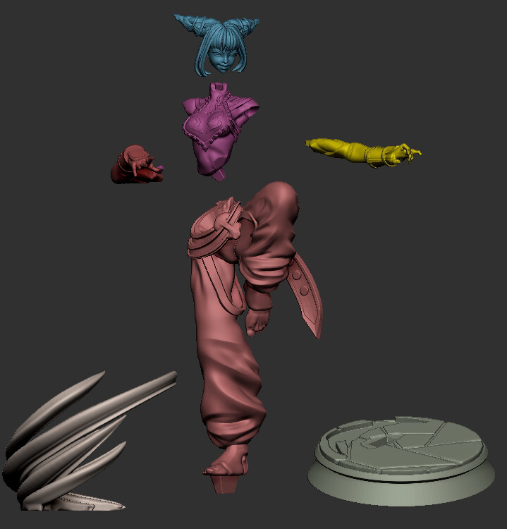 ArtStation - FANART JURI FROM STREET FIGTHER | Resources